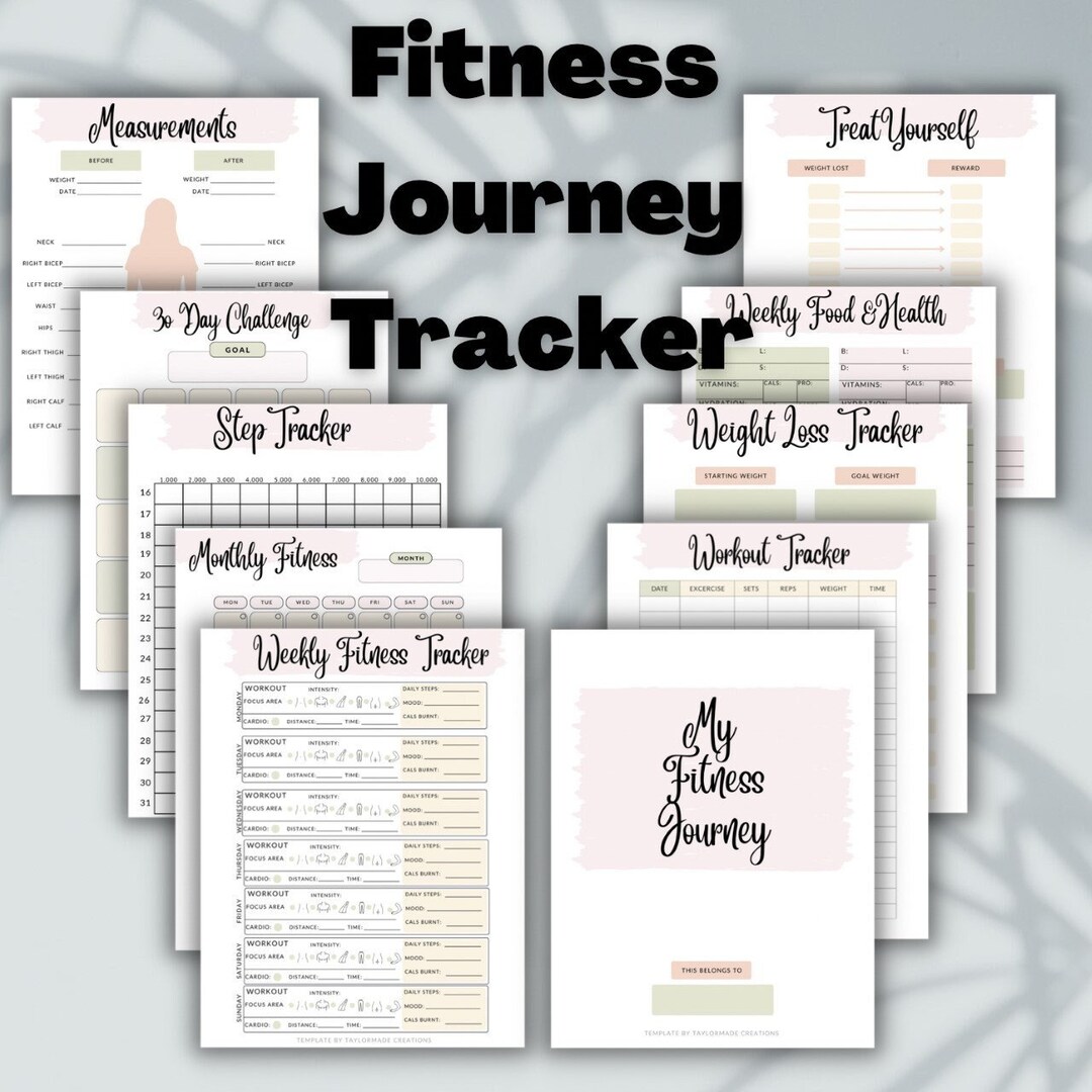 Pastel Fitness Tracker - Etsy