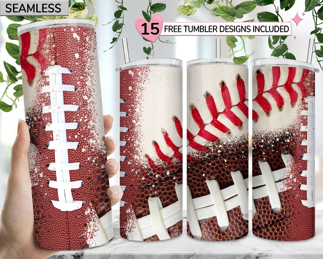 Baseball and Football Print Wrap Mom Both With Football and - Etsy