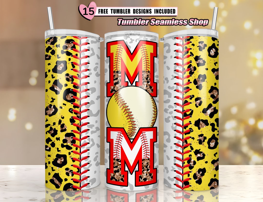 Baseball Softball Mom Sublimation Wrap, Baseball Softball Mom, Sports ...