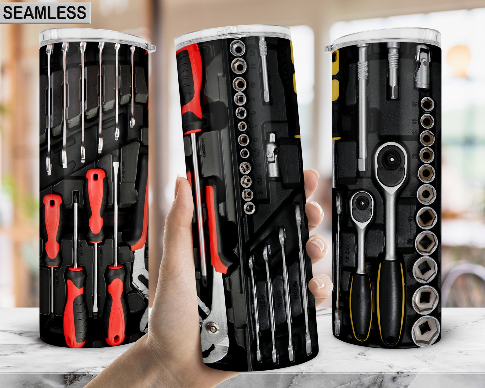 20oz Skinny Tumbler Mechanic Tools Sublimation Designs Oil - Etsy