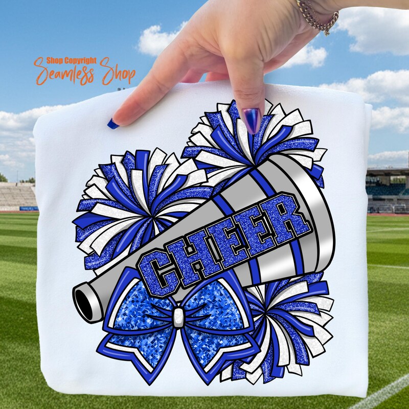 Glitter Cheer Shirt - Etsy