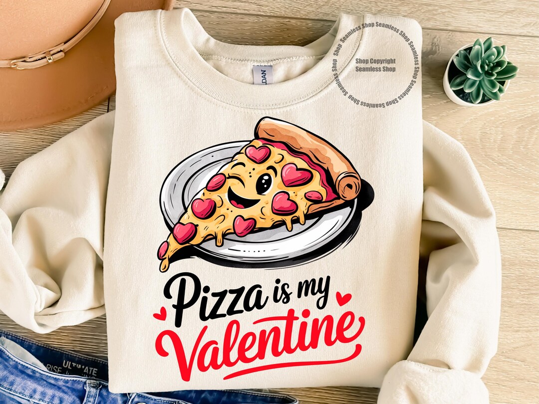 Pizza Love Valentine's PNG, Sublimation Design Download, Valentine's ...