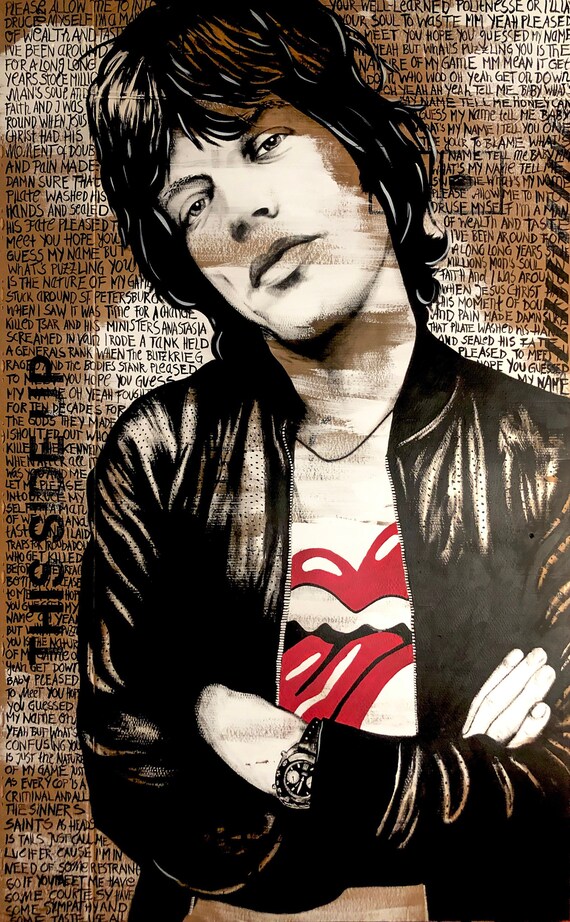 Mick Jagger Art