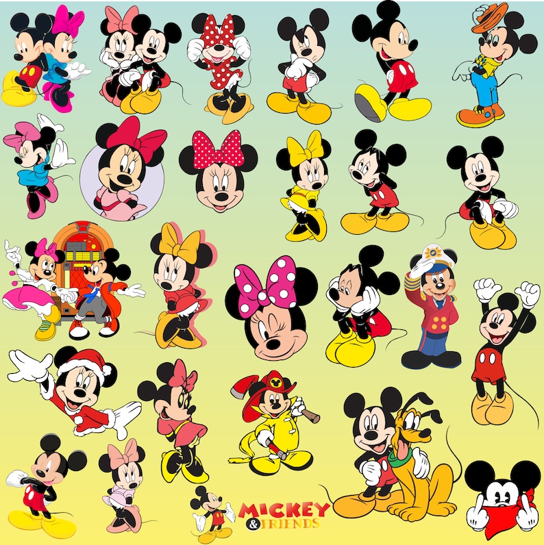 60 Disneyworld Bundle Svg Png Dxf Eps, Disneyland Svg, Mouse and ...