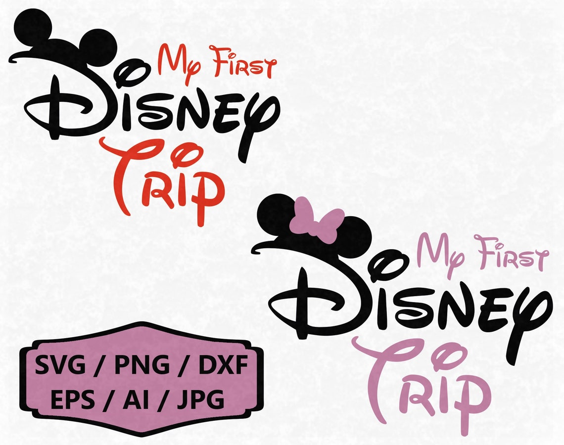 My First Disneytrip Svg My 1st Disneytrip SVG - Etsy