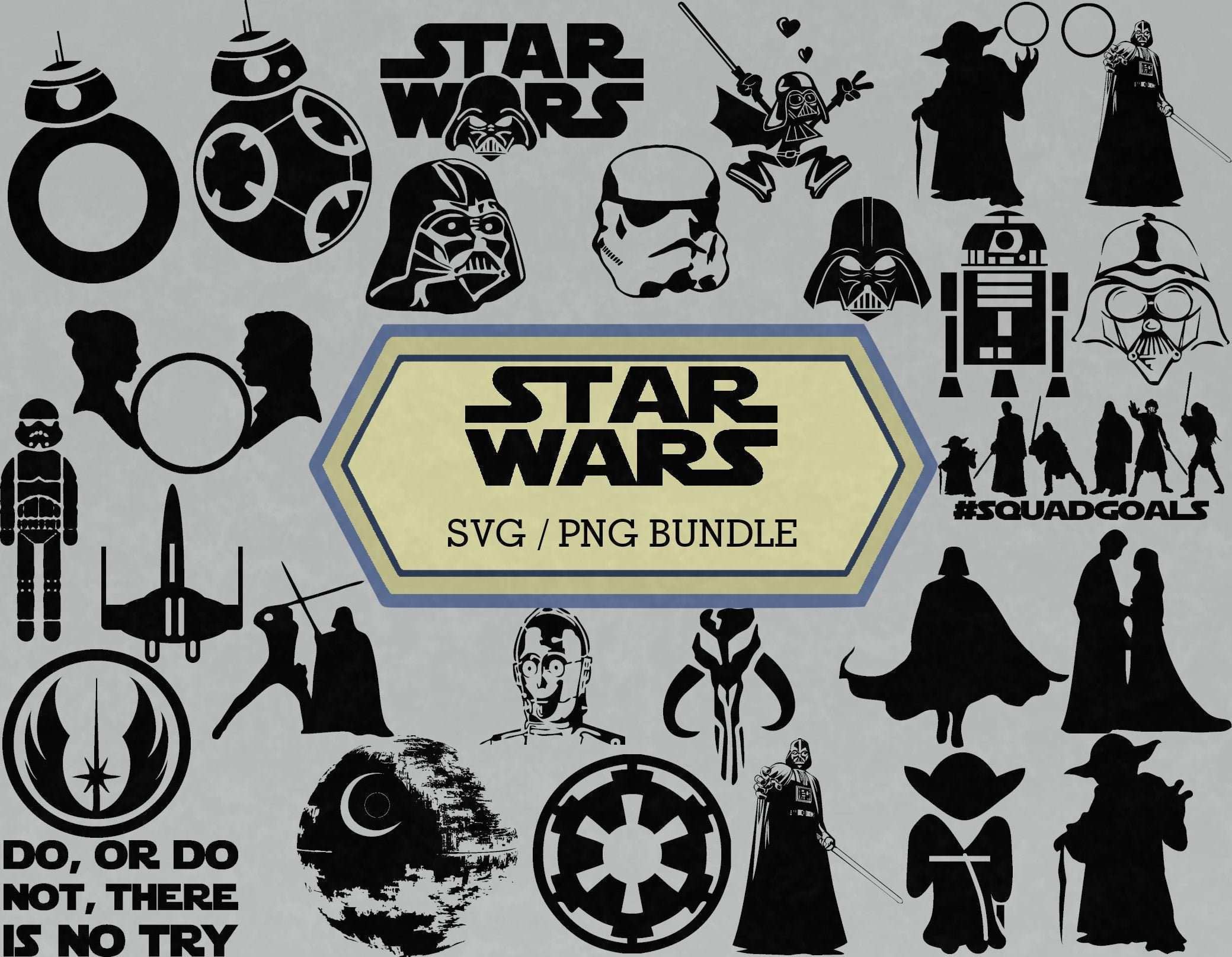 Star Wars Silhouette Vector