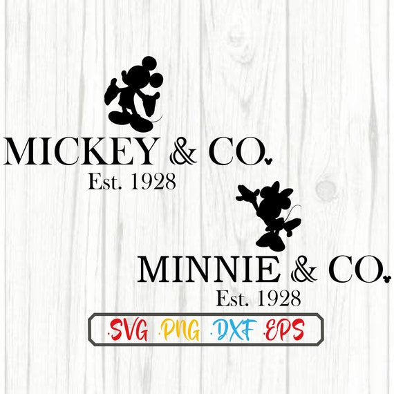 Mickey and Co Est. 1928 Svg File Minnie and Co Est.1928 - Etsy