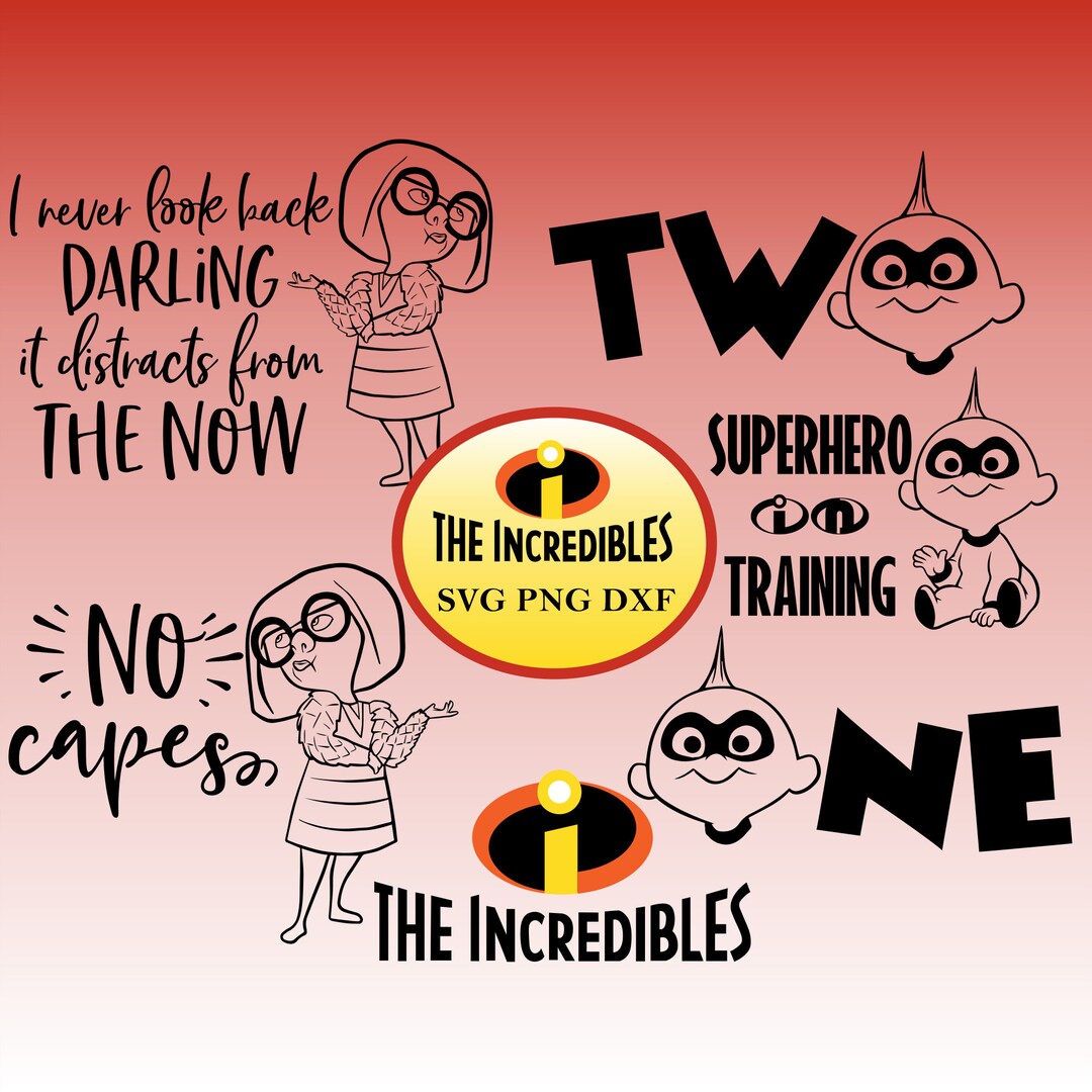 Incredibles SVG, the Incredibles Cut File,the Incredibles Printable Svg ...