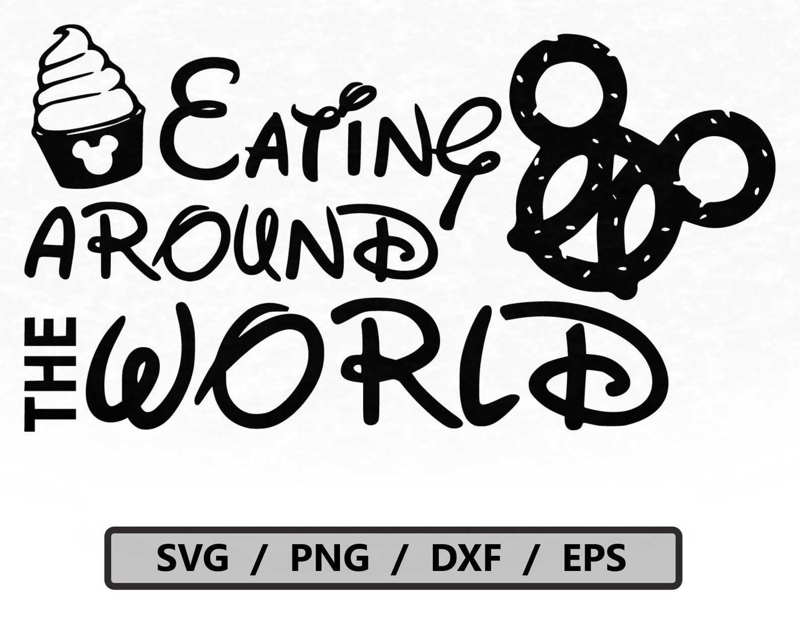Eating around the world svg Epcot svg Disney svg Food | Etsy