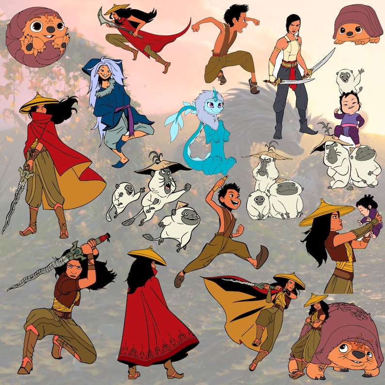 Raya and the Last Dragon Svg Png Dxf Pdf, Raya Svg, Princess Png Svg ...