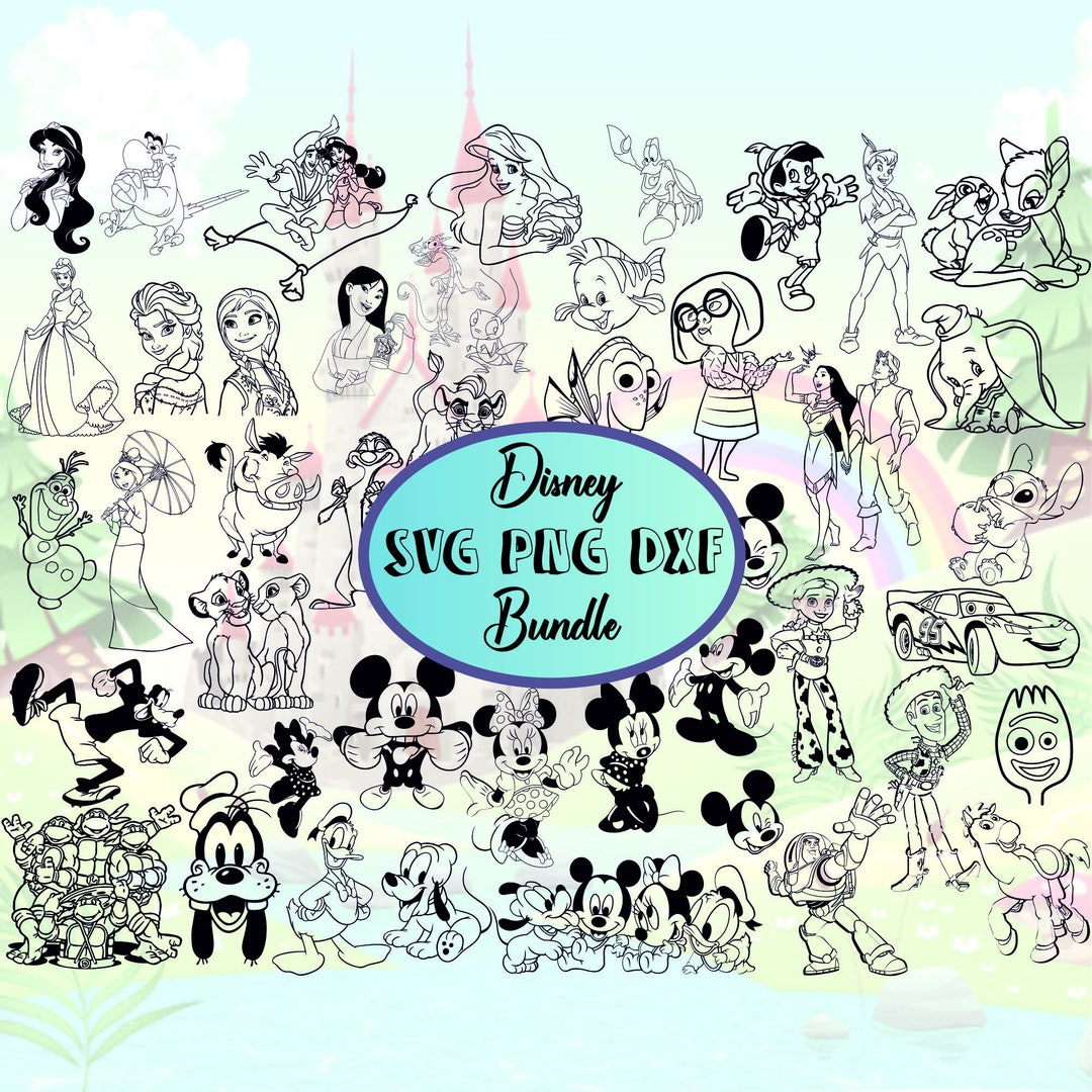 Bundle Svg Png Dxf Mickey and Friends, Donaldducksvg Daisyduck SVG ...