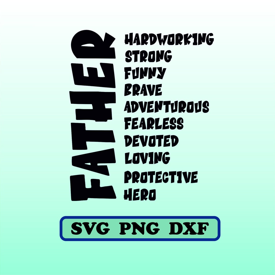 Dad Svg Cut File, Father Svg, Fathers Day Files for Cricut or ...