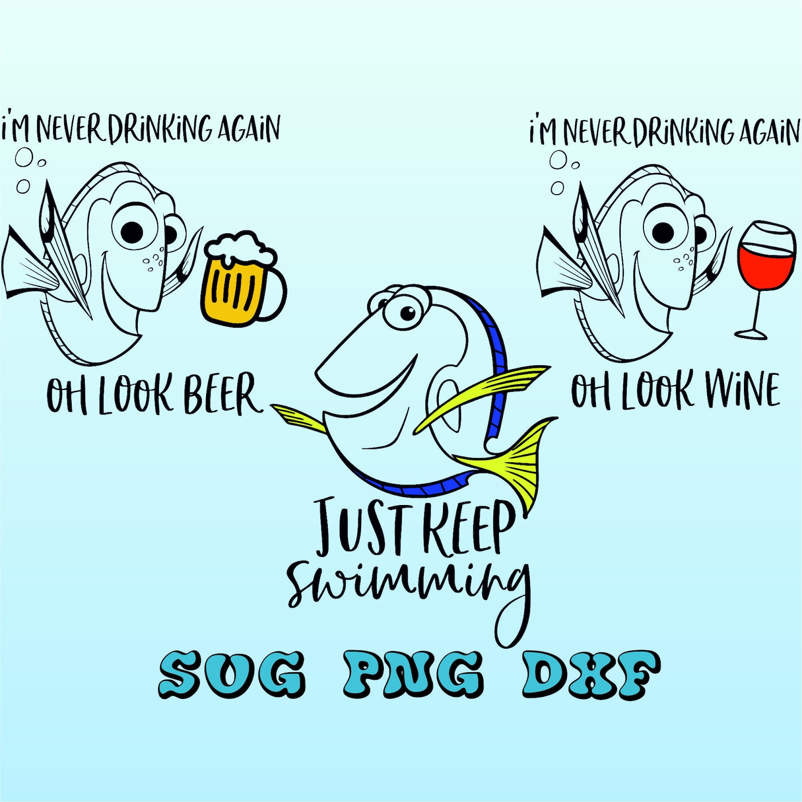 Dory Clipart SVG Instant Download PNG SVG Dxf Disney Svg - Etsy