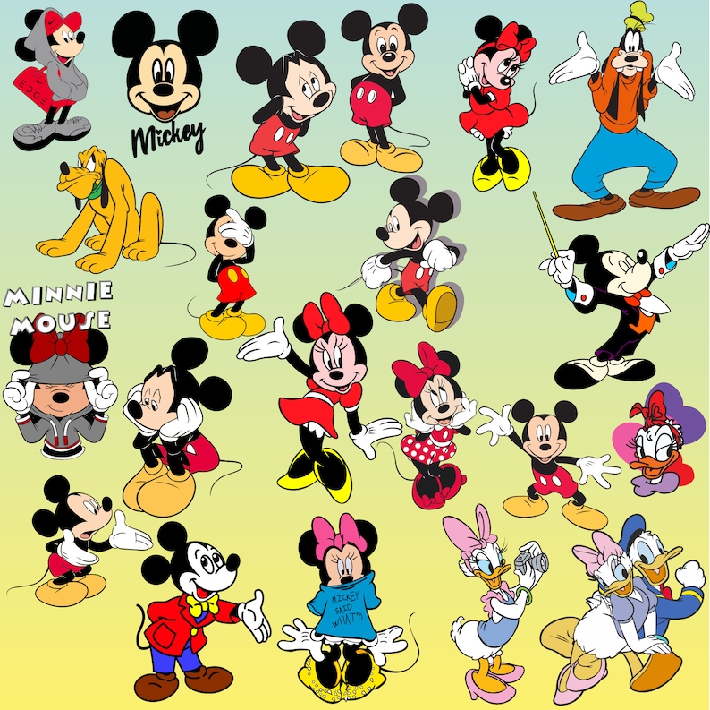 60 Disneyworld Bundle Svg Png Dxf Eps, Disneyland Svg, Mouse and ...