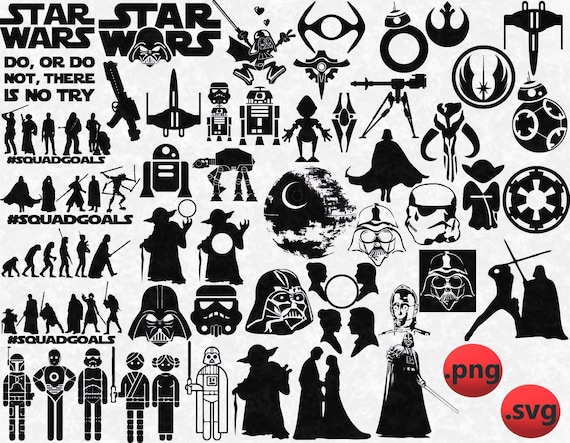60 Star Wars Svg Star Wars Silhouette Star Wars Vector Star | Etsy 60 Star Wars Svg Star Wars Silhouette Star Wars Vector Star | Etsy