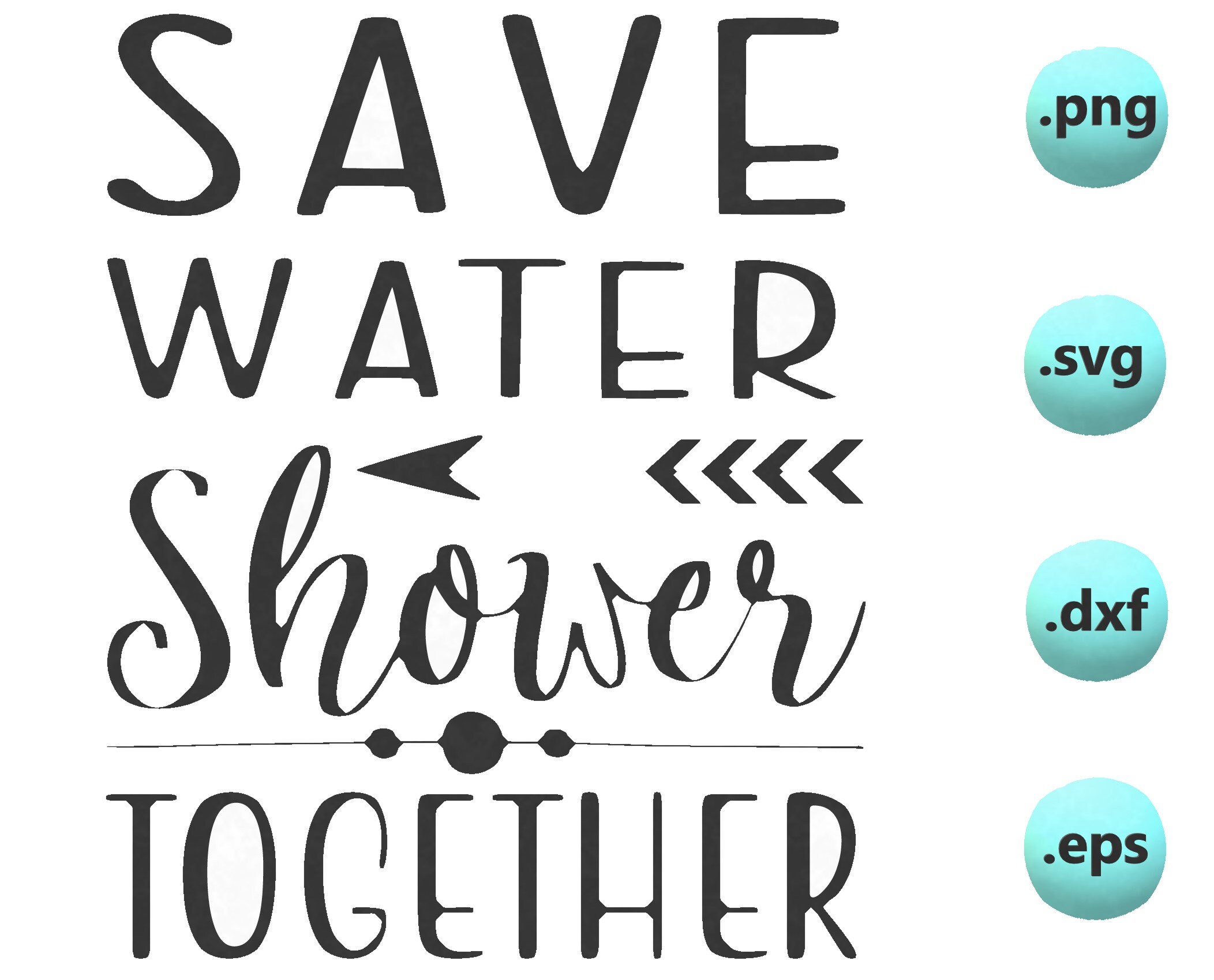 Save Water Shower Together, Printable Art, Bathroom Print, Funny ...
