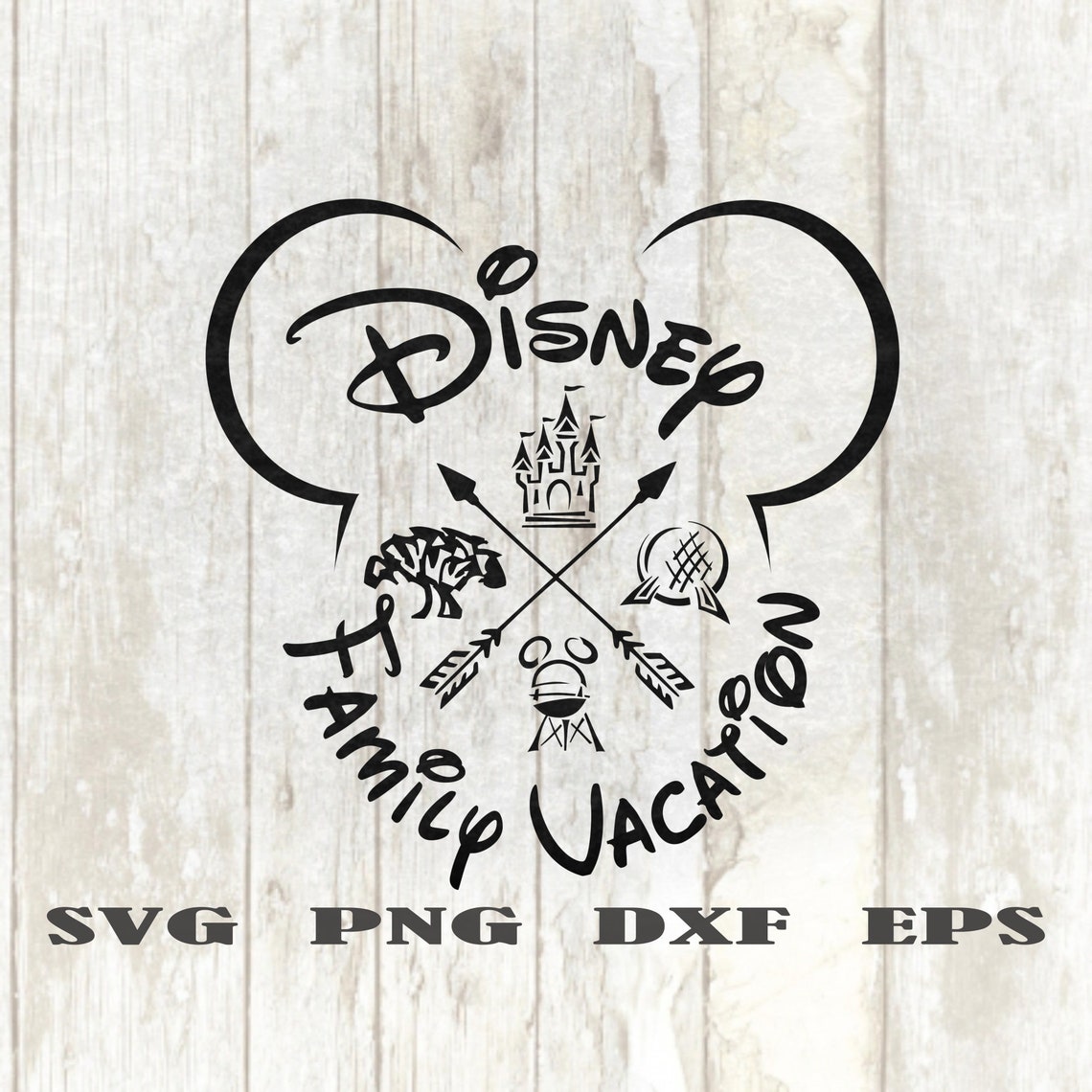 Family Vacation SVG Disney Family Vacation svg png dxf | Etsy