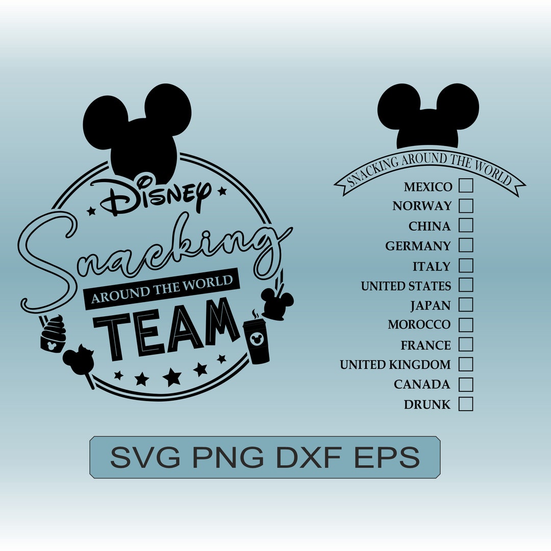 Snacking Around the World Svg Png Dxf, Snackgoals SVG, Snacking Team ...