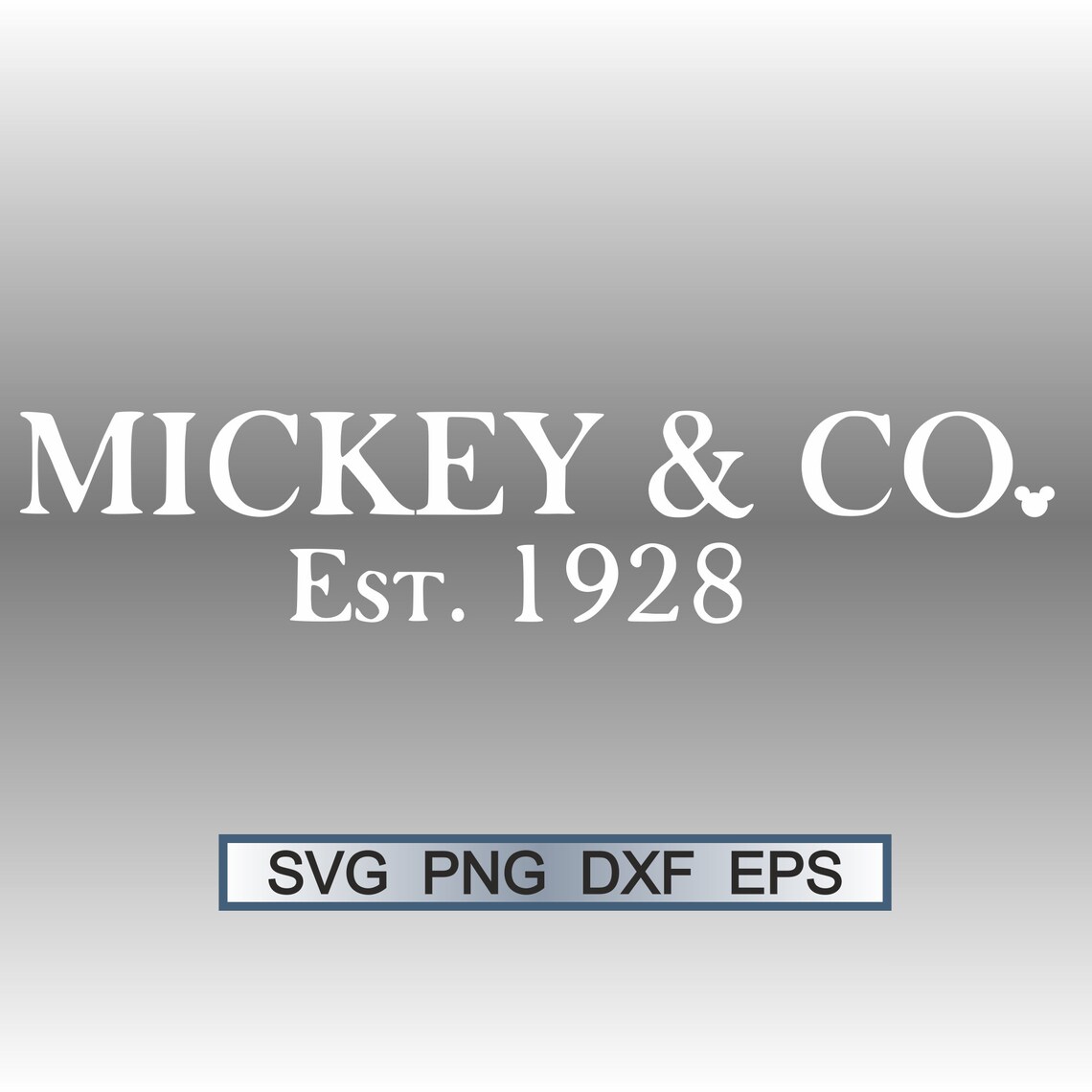 Mickey and Co Est. 1928 Svg File - Family Vacation Svg Design ...