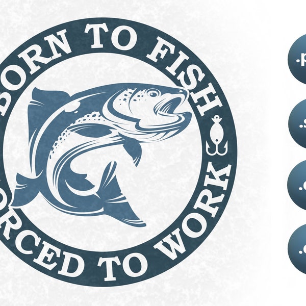 Born to Fish - Etsy