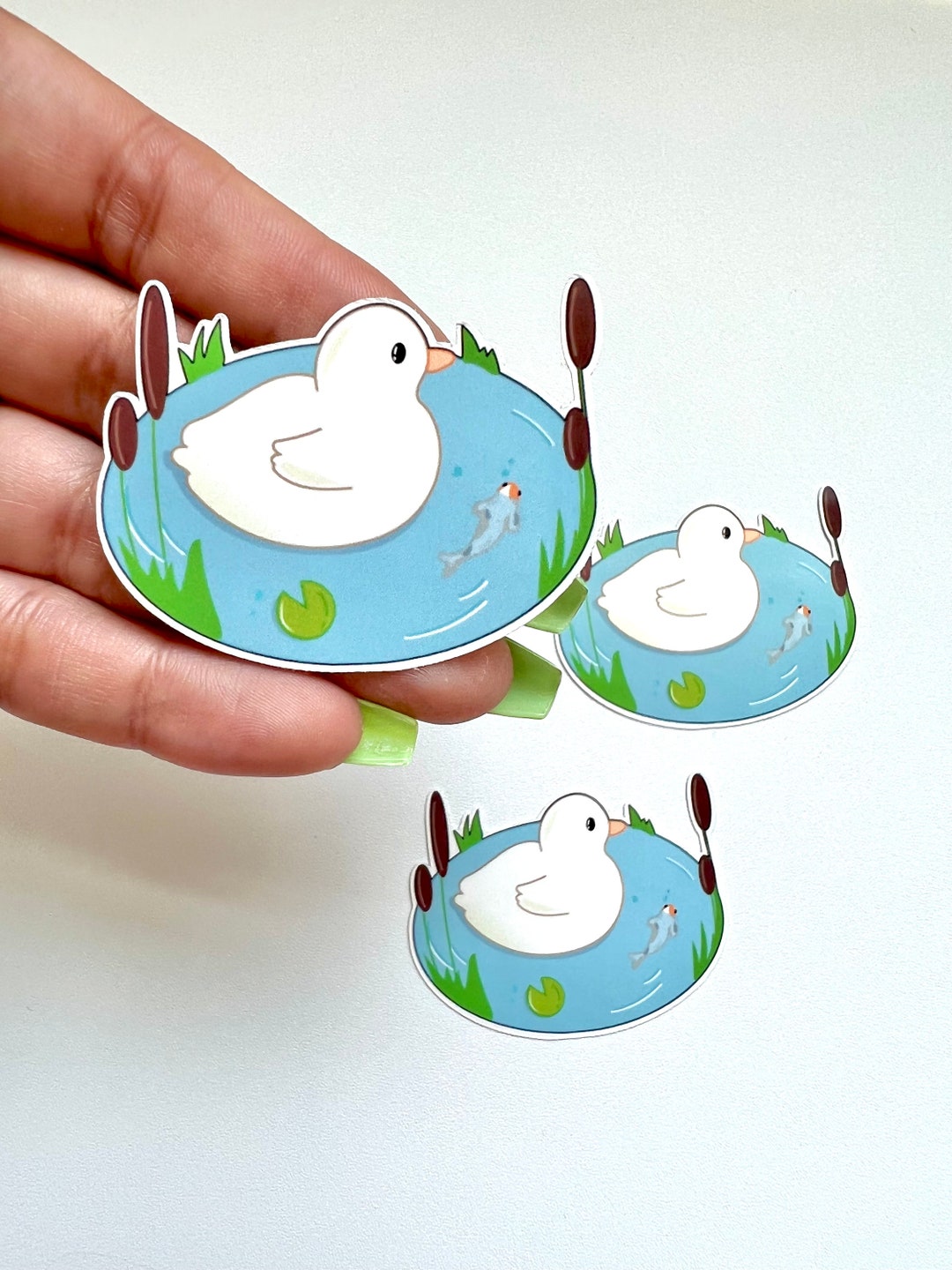 Cottage Core Sticker | Duck Sticker | Wildlife Sticker | Nature Sticker ...