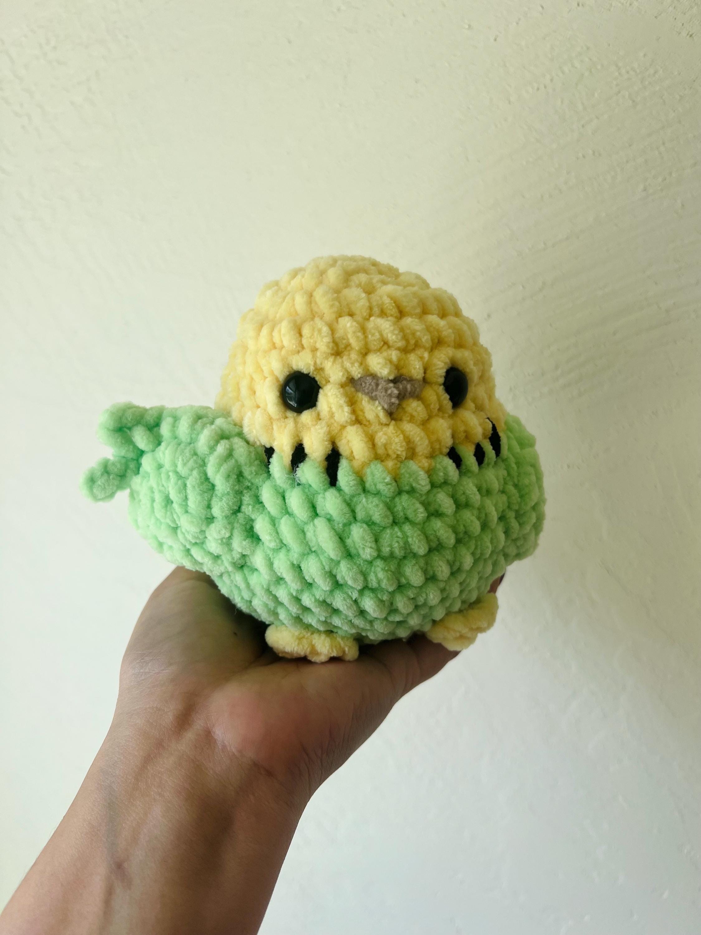 Crochet Bird Plushie | Crochet Parakeet Plushie | Crochet Budgie ...