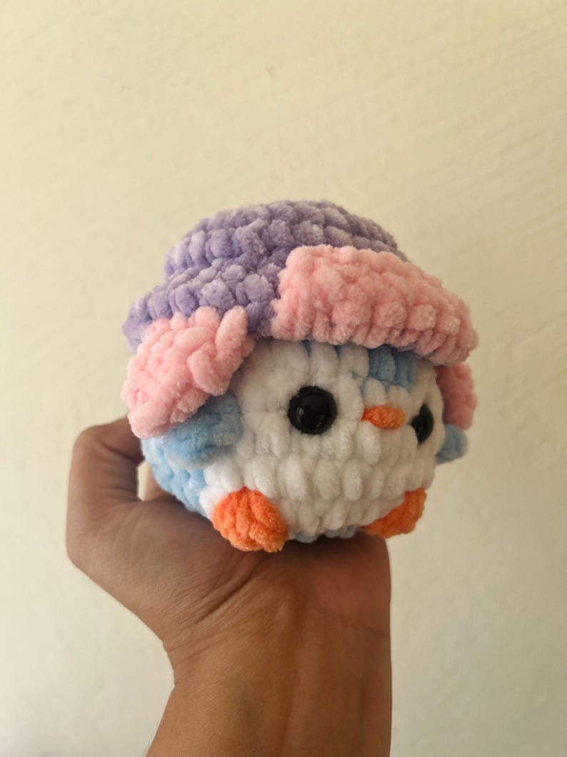 Cute Crochet Penguins With Hat | Crochet Penguins | Cute Holiday Decor - Etsy