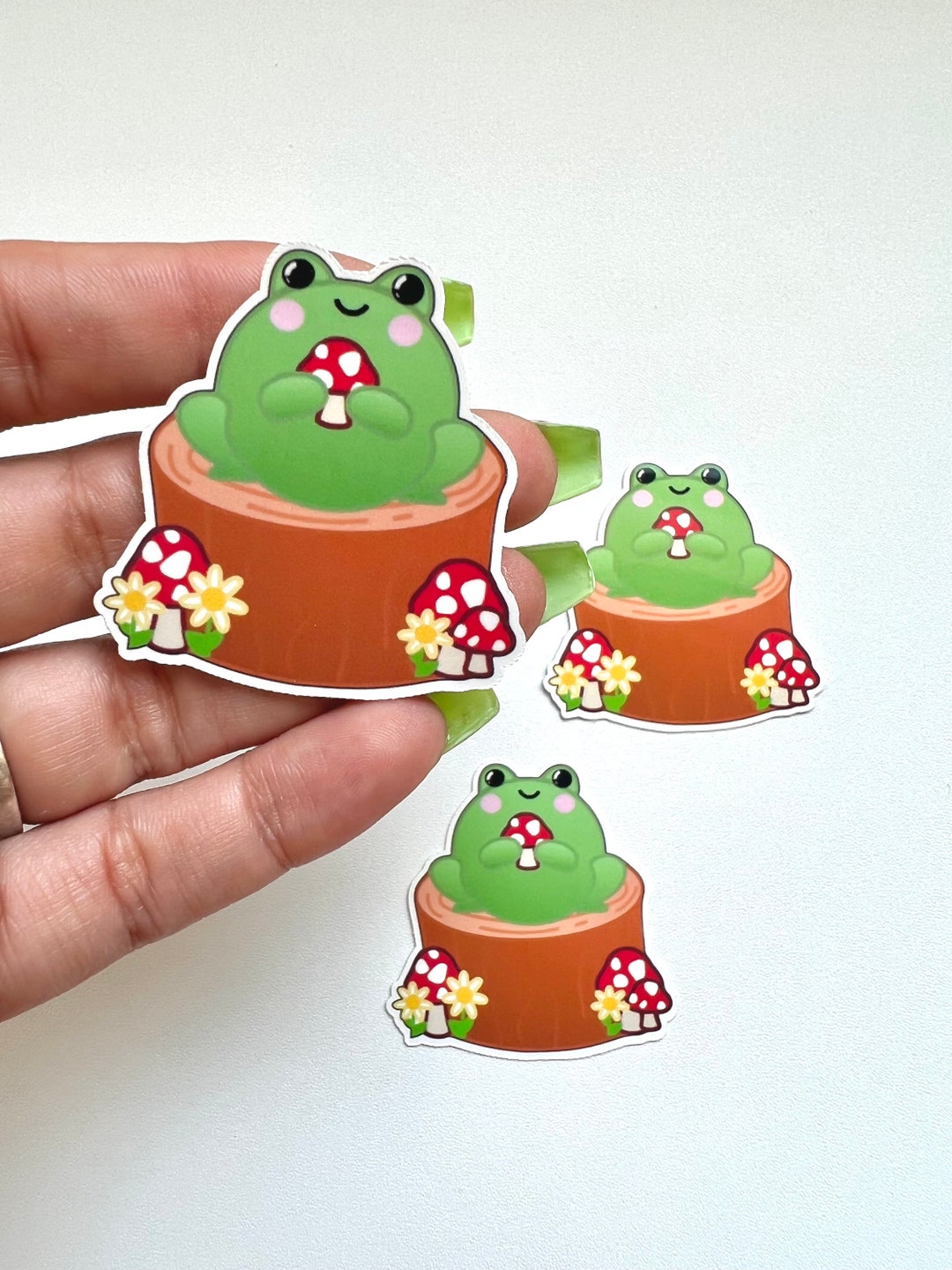 Cottage Core Sticker | Frog Sticker | Wildlife Sticker | Nature Sticker ...