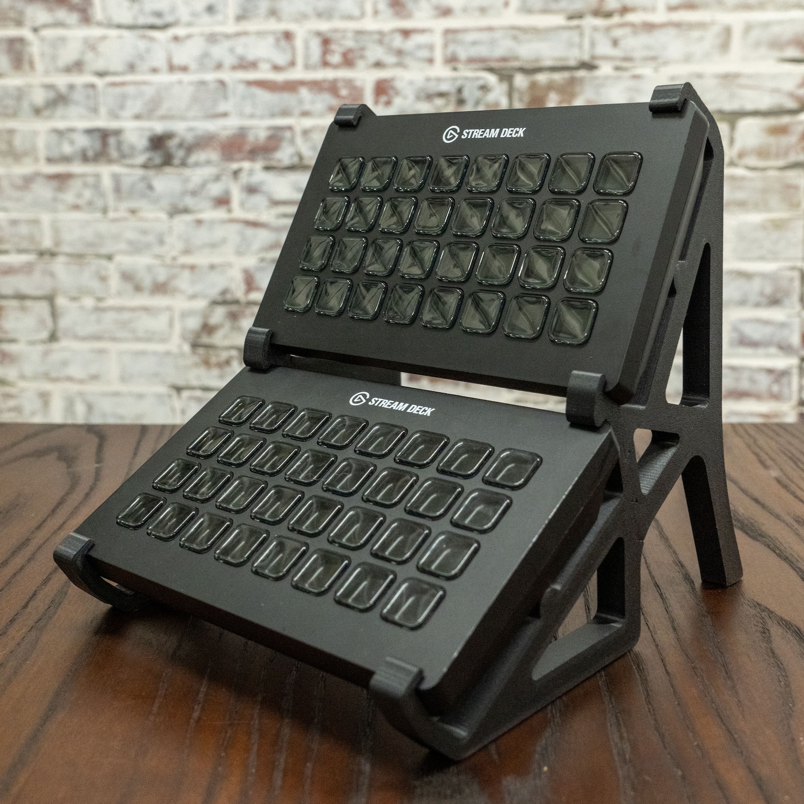 Stand for Two “elgato STREAMDECK XL” Units Placed Vertically Side by ...