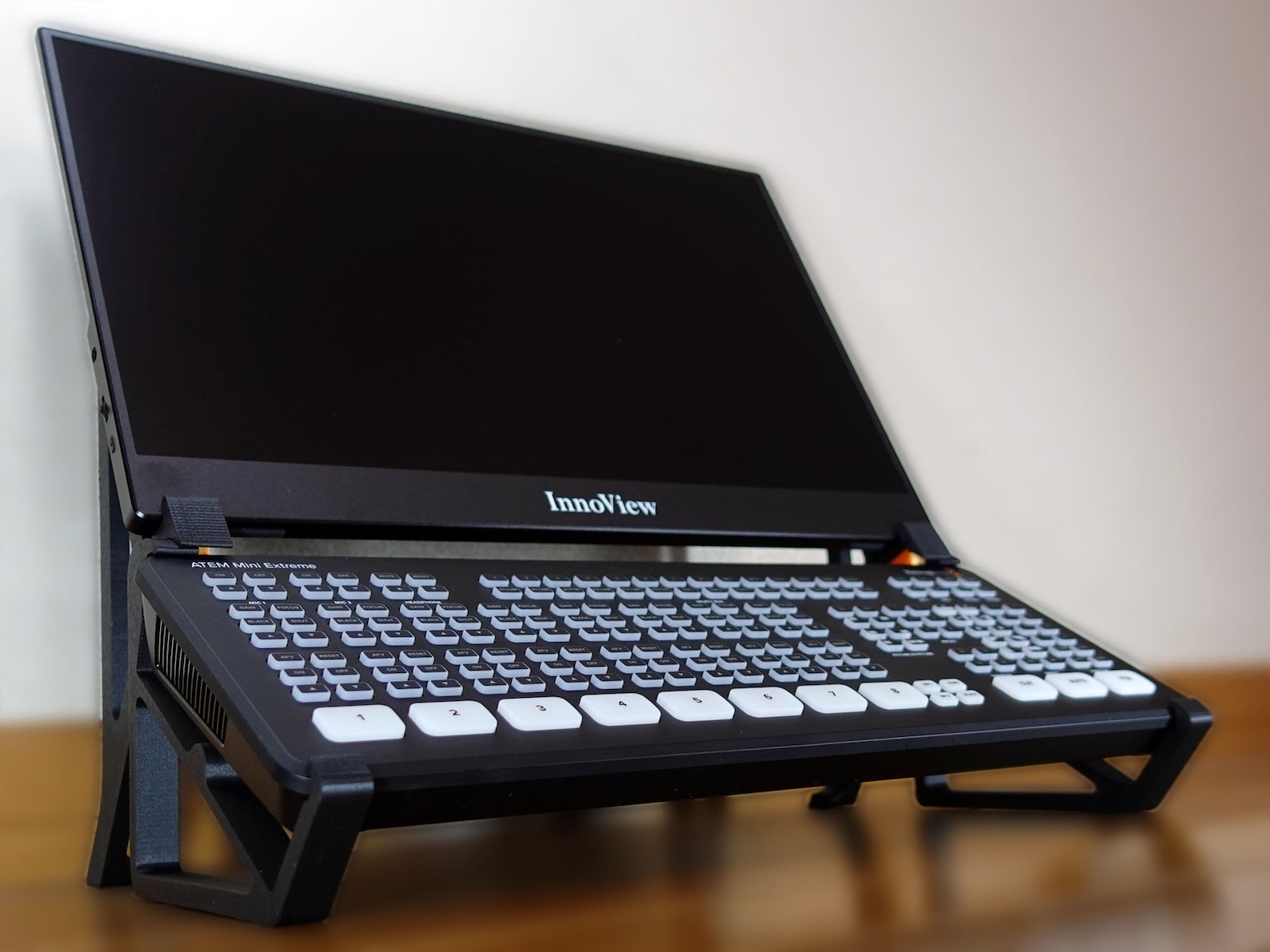 Combo Stand for "blackmagic Design ATEM Mini Extreme" Series & Thin LCD ...