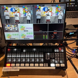 Combo Stand for "blackmagic Design ATEM Mini Extreme" Series & Thin LCD ...