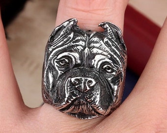 Bulldog Ring - Etsy
