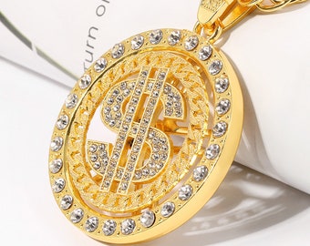 Money Sign Necklace - Etsy