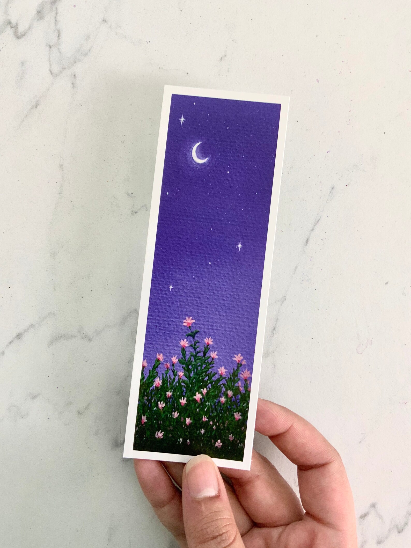 Night Sky Bookmark Set Prints of Original Handmade Bookmarks - Etsy