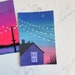 String Lights Postcard Prints Set Original Postcard Prints - Etsy