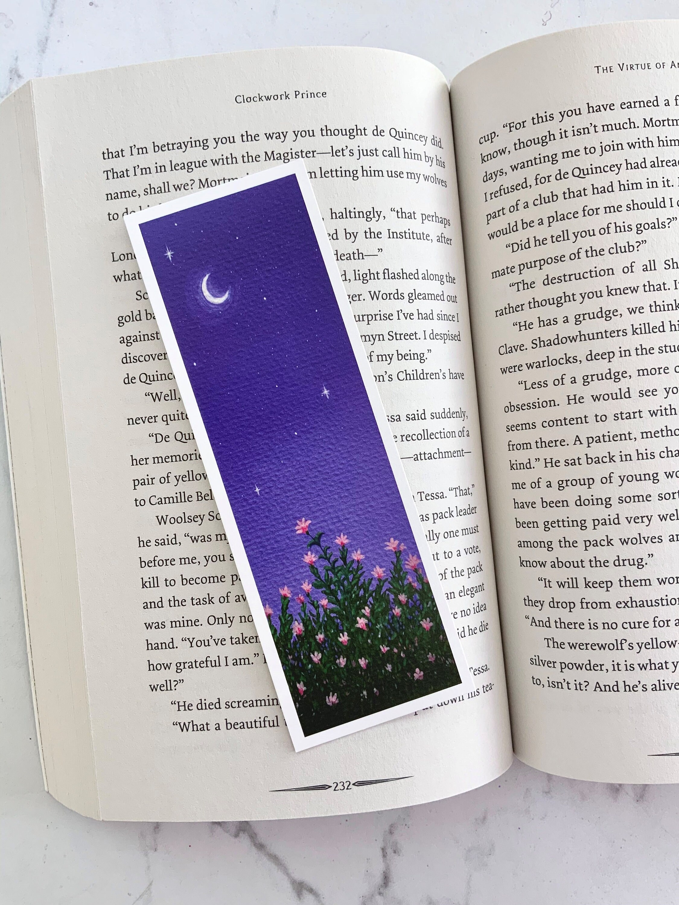 Night Sky Bookmark Set Prints of Original Handmade Bookmarks - Etsy