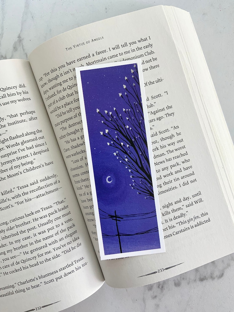 Night Sky Bookmark Set Prints of Original Handmade Bookmarks - Etsy