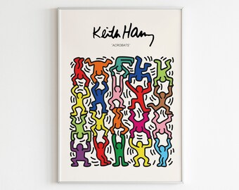 Keith Haring Poster | Etsy