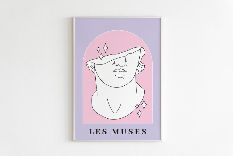 Printable Les Muses Art Print Les Muses Aesthetic Poster Etsy
