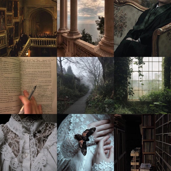 Dark Academia Wall Collage Wall Decor Emo E Girl Indie | Etsy