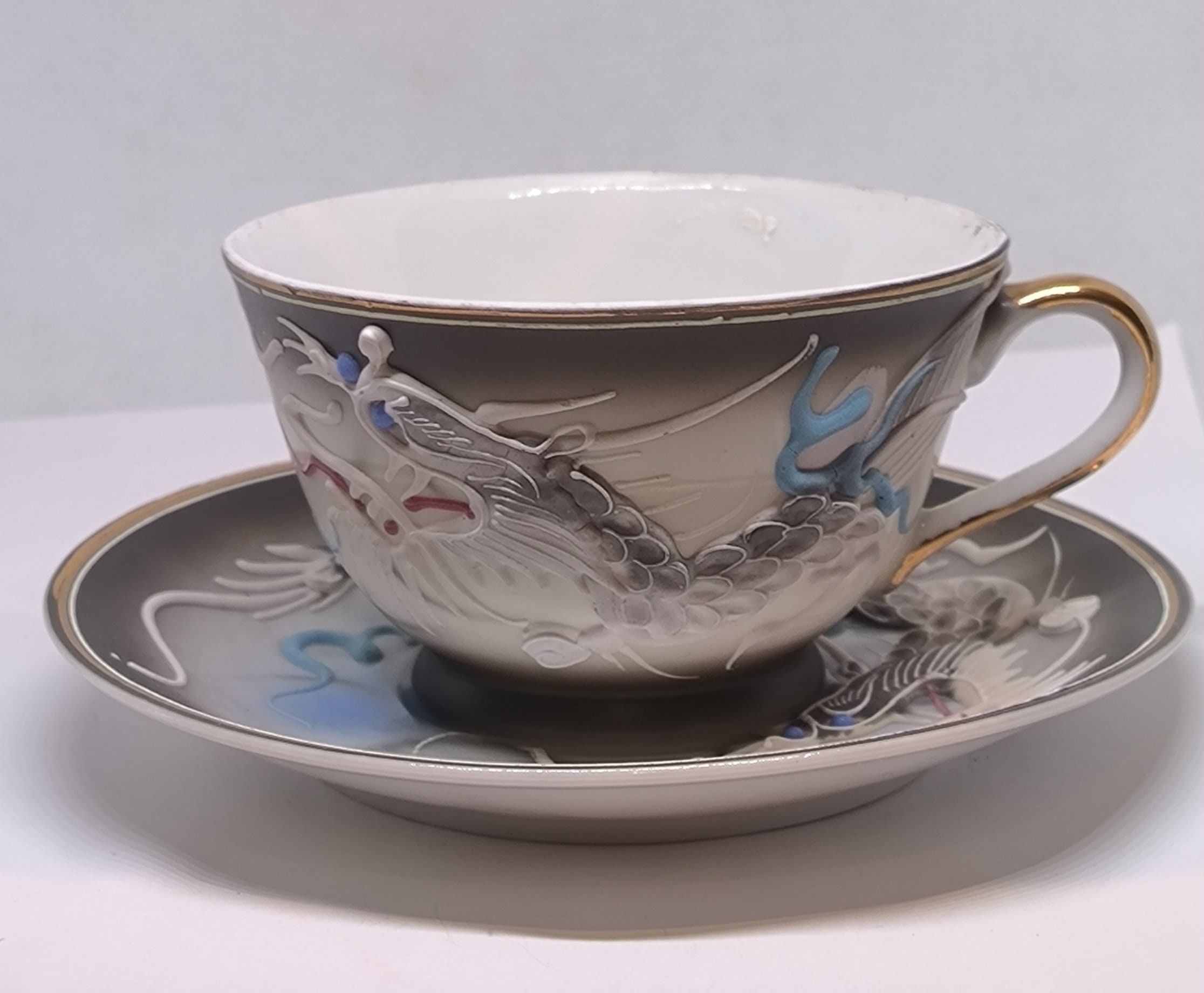 Japan Geisha Lithophane Porcelain Tea Set - Etsy