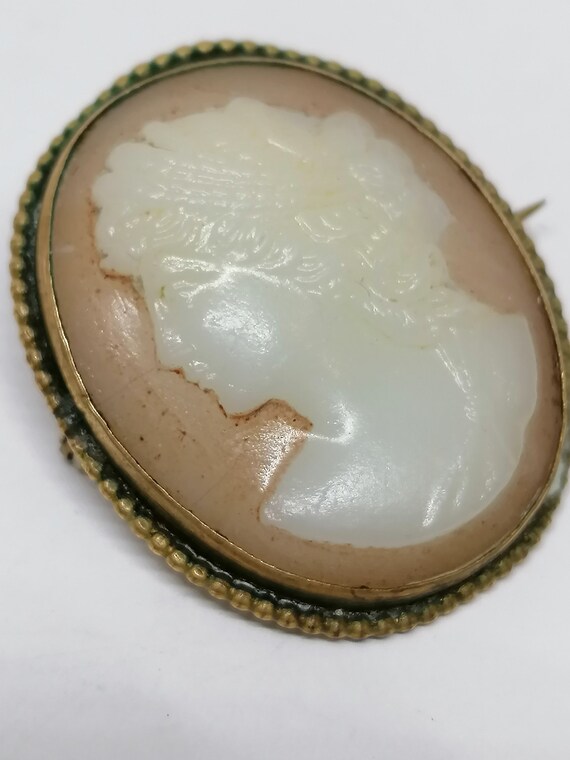 Pendentif broche ancienne camee - Gem