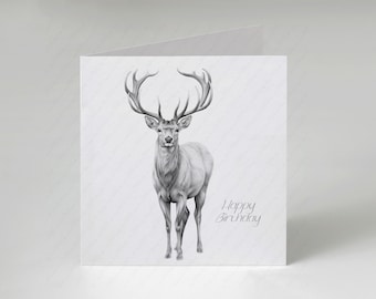 Mystic Stag Greetings Card by Sue Gardner Colourful Stag Painting ...