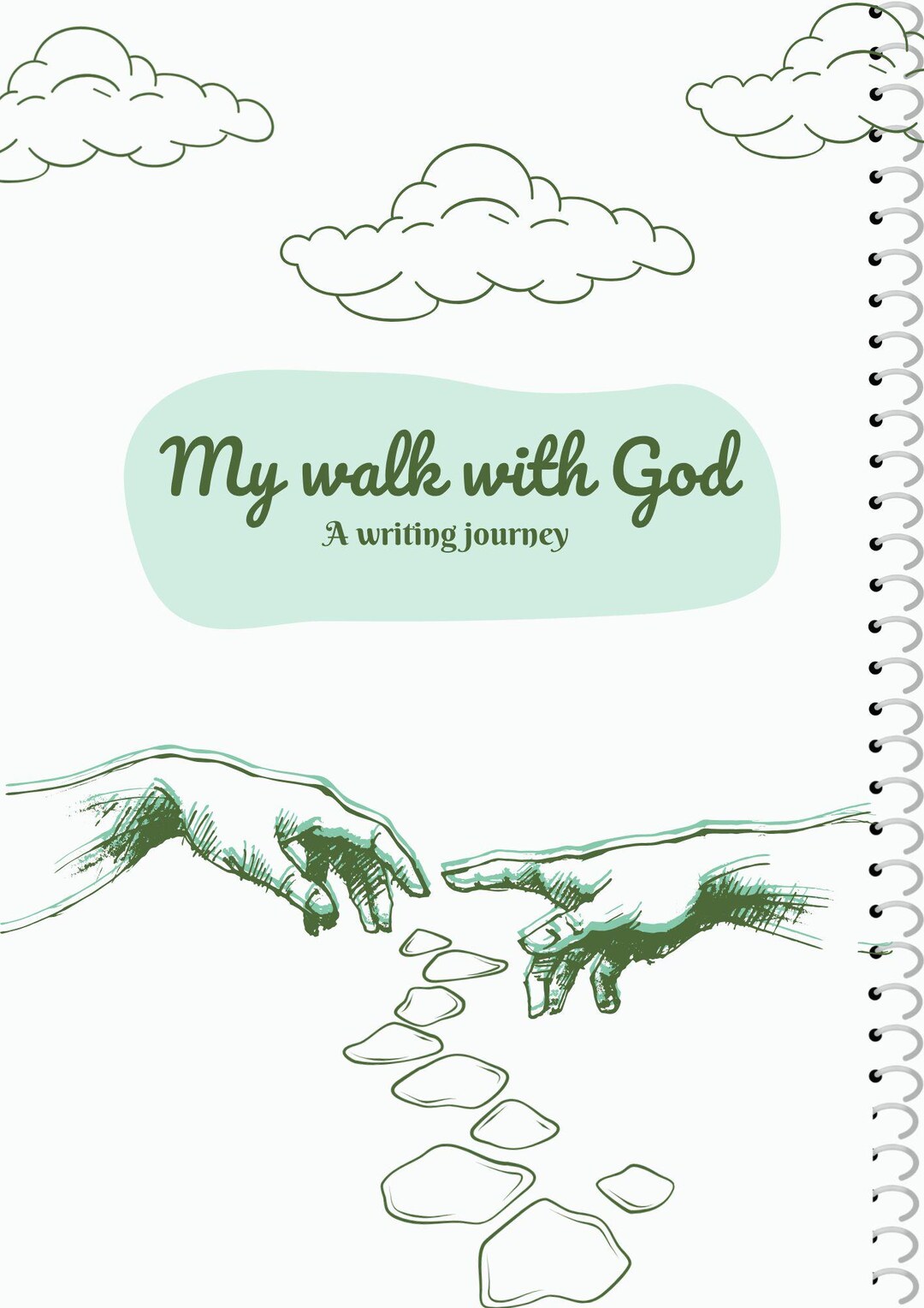 A Walk With God | Guided Writing Journal | Spiritual Reflection & Faith ...