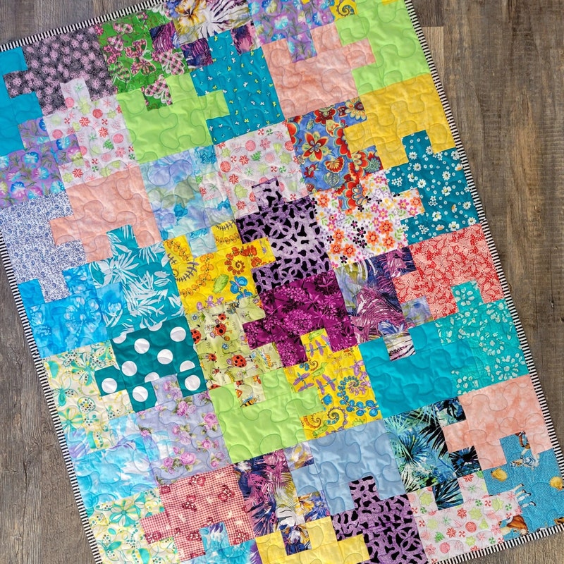 Puzzle Quilt Pattern - Etsy