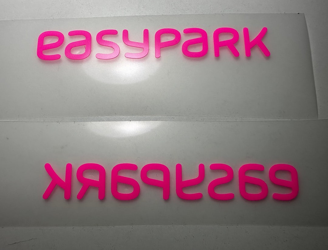 Easypark Car Sticker Parking Sticker for Inside or Outside. - Etsy