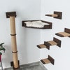 Cat Wall Furniture Set, Corner Cat Bed, Cat Scratching Post, Cat ...