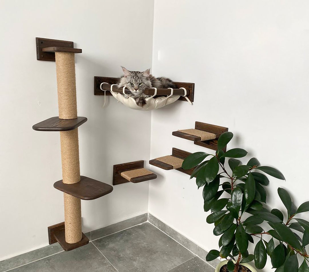 Corner Cat Bed Cat Shelves for Wall Cat Furniture Cat Wall Furniture ...
