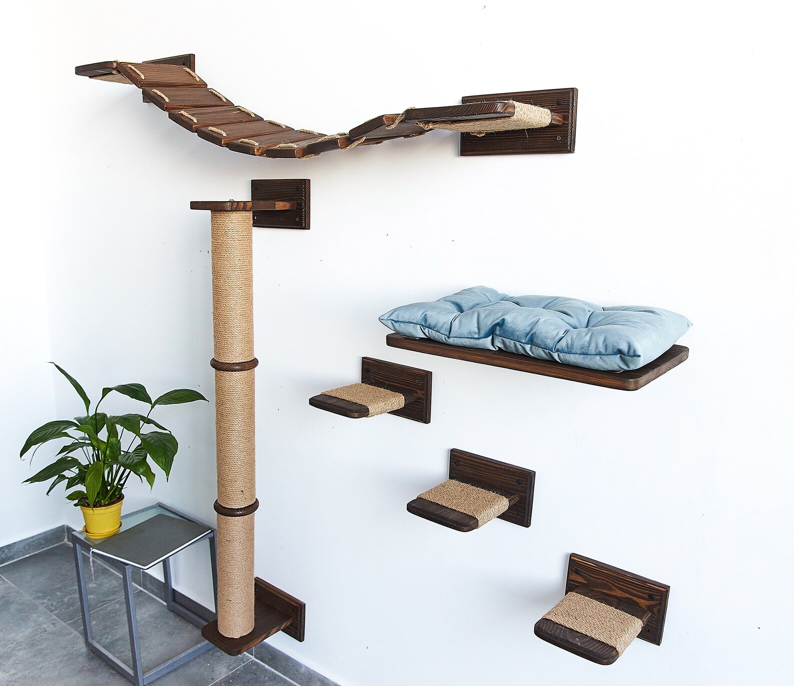 Cat Bridge Wood Cat Bridge Cat Shelves Cat Wall Furniture - Etsy