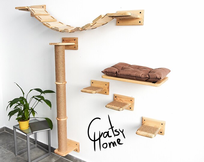 Round Cat House, Modern Cat House, Modern Cat Furniture, Cat Climbing ...